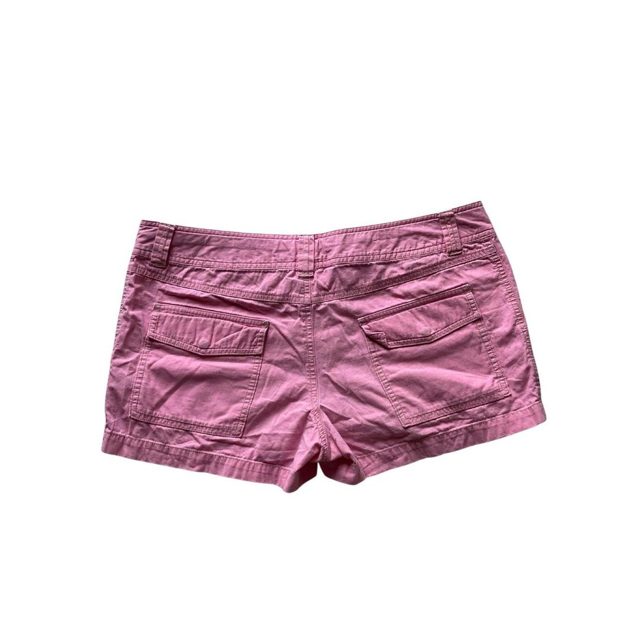 The perfect little pink beachy cargo shorts for... - Depop