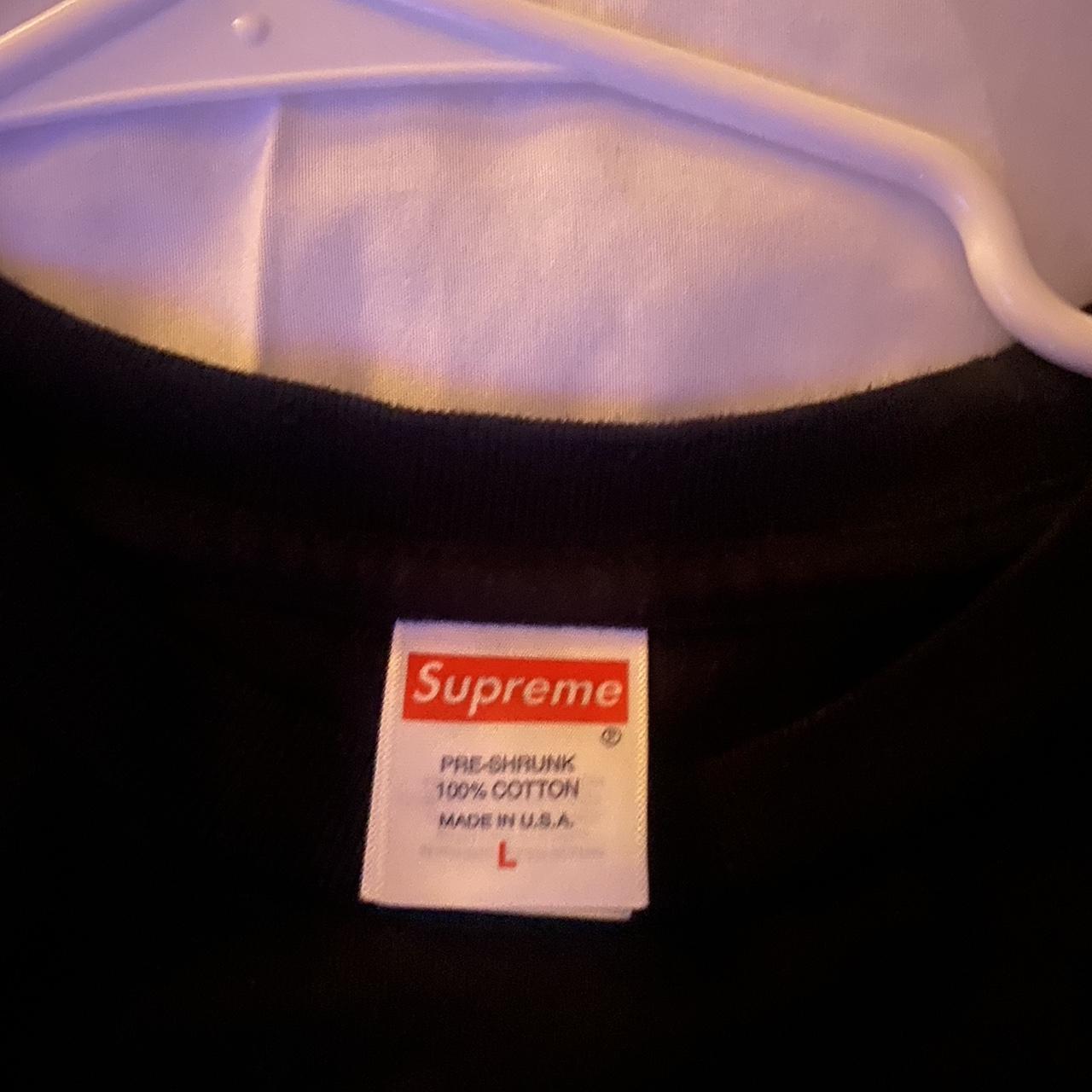 Supreme X Cortez shirt worn a few times fits like a... - Depop