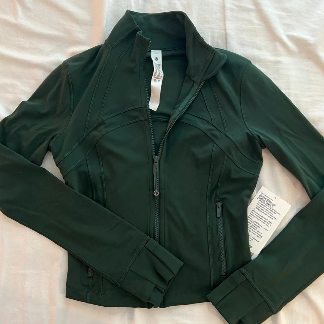NEW NWT Lululemon Legacy Green Define Jacket Size 6 - Depop
