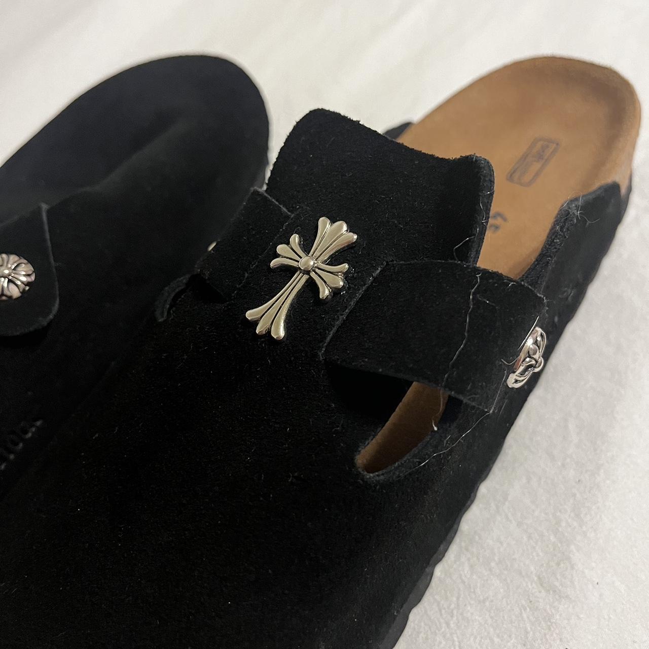 Chrome Hearts x Birkenstock, no box. - Depop