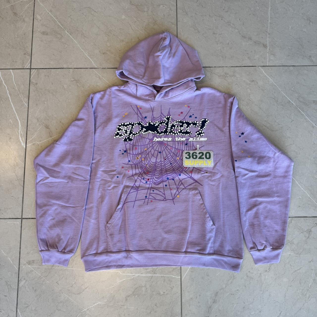 SP5DER ACAI HOODIE PURPLE BRAND NEW MEN SIZE X-LARGE | Depop