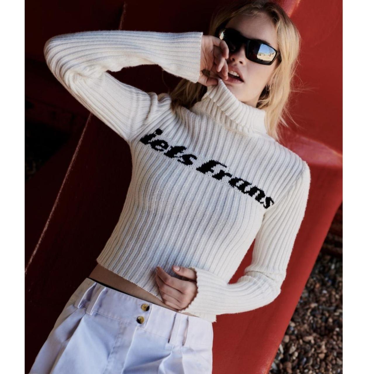 SOLD OUT its frans... Snow White Roll Neck Ski... - Depop