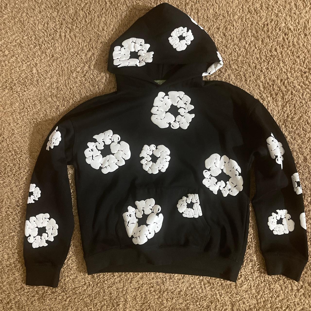 Black and white denim tears hoodie STEAL‼️ MUST... - Depop