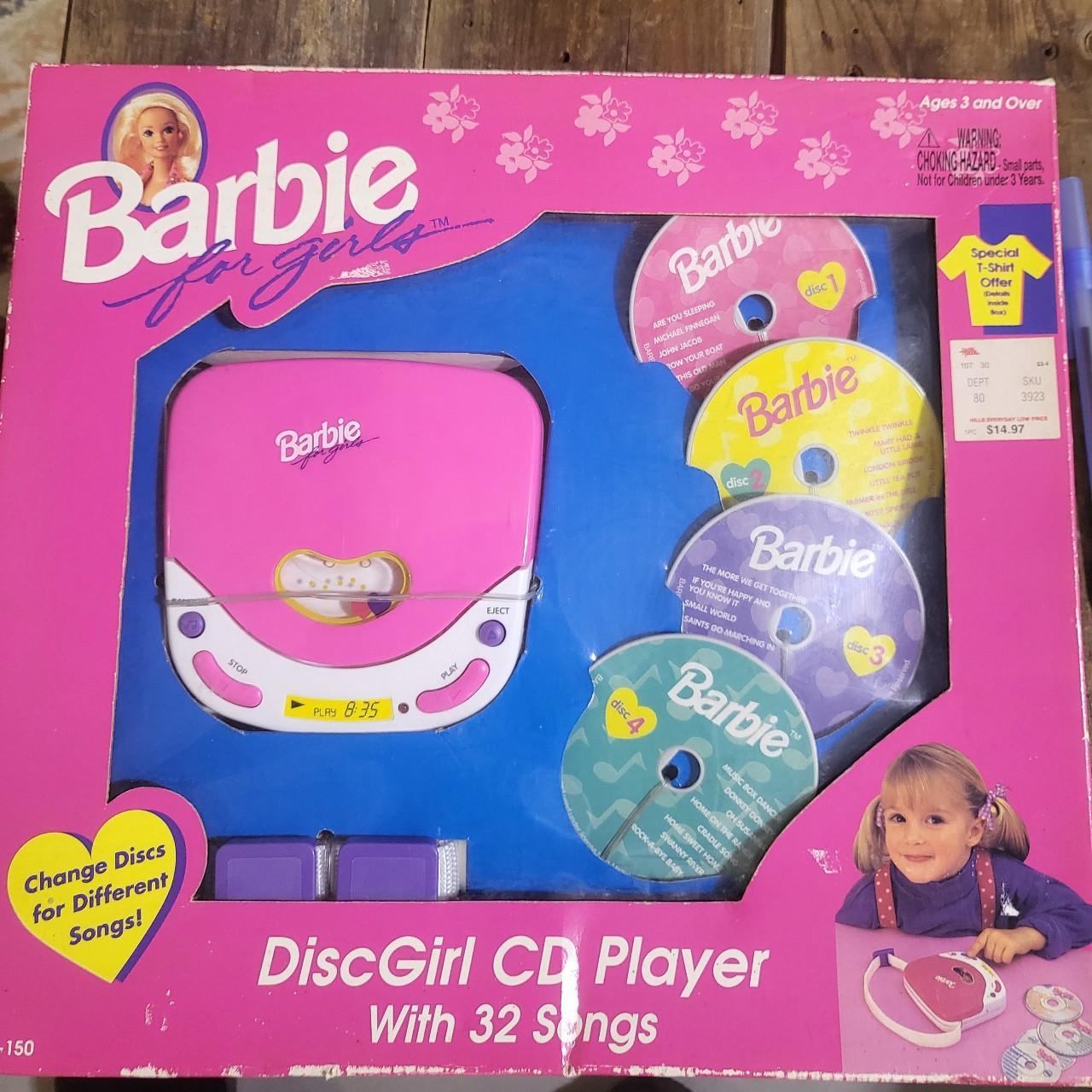 1995 Barbie Disc Cd Player. never opened box is in... - Depop