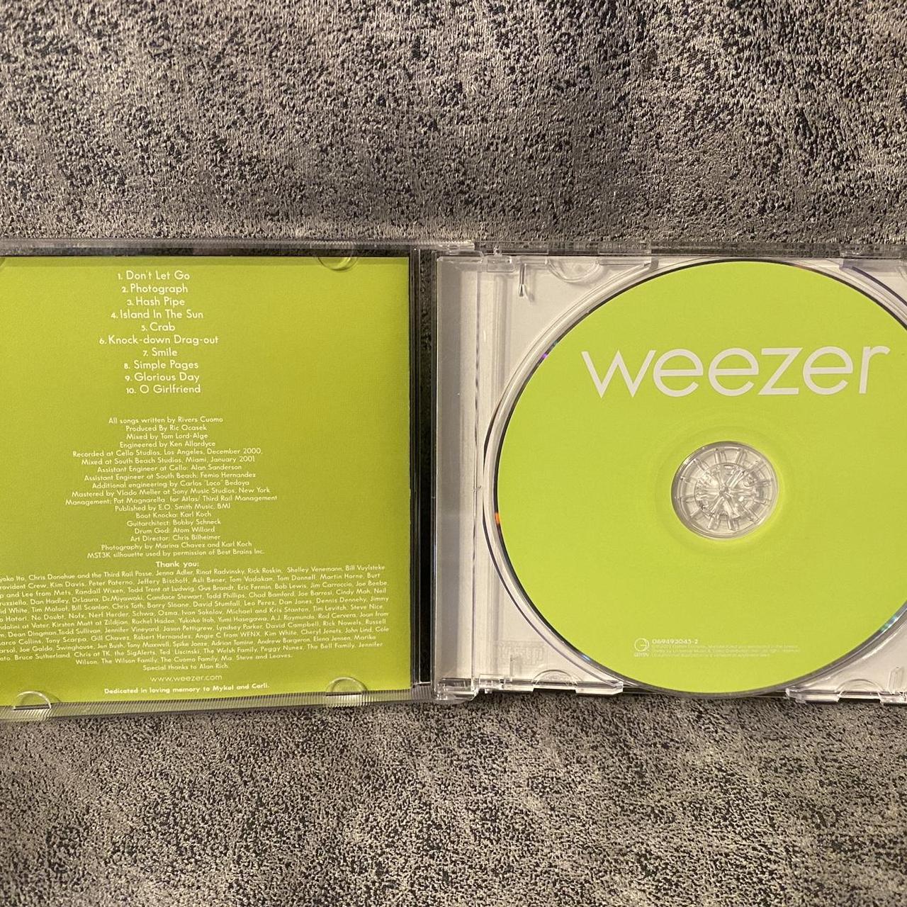 Weezer Green CD 2001 Interscope Records Case -... | Depop