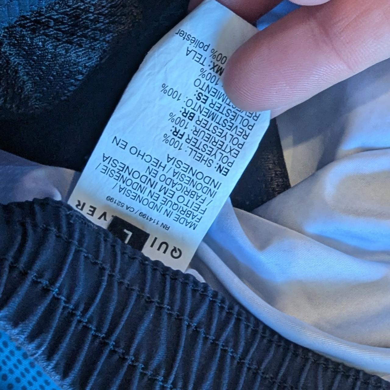 Quicksilver trunks with liner, size Large, only worn... | Depop