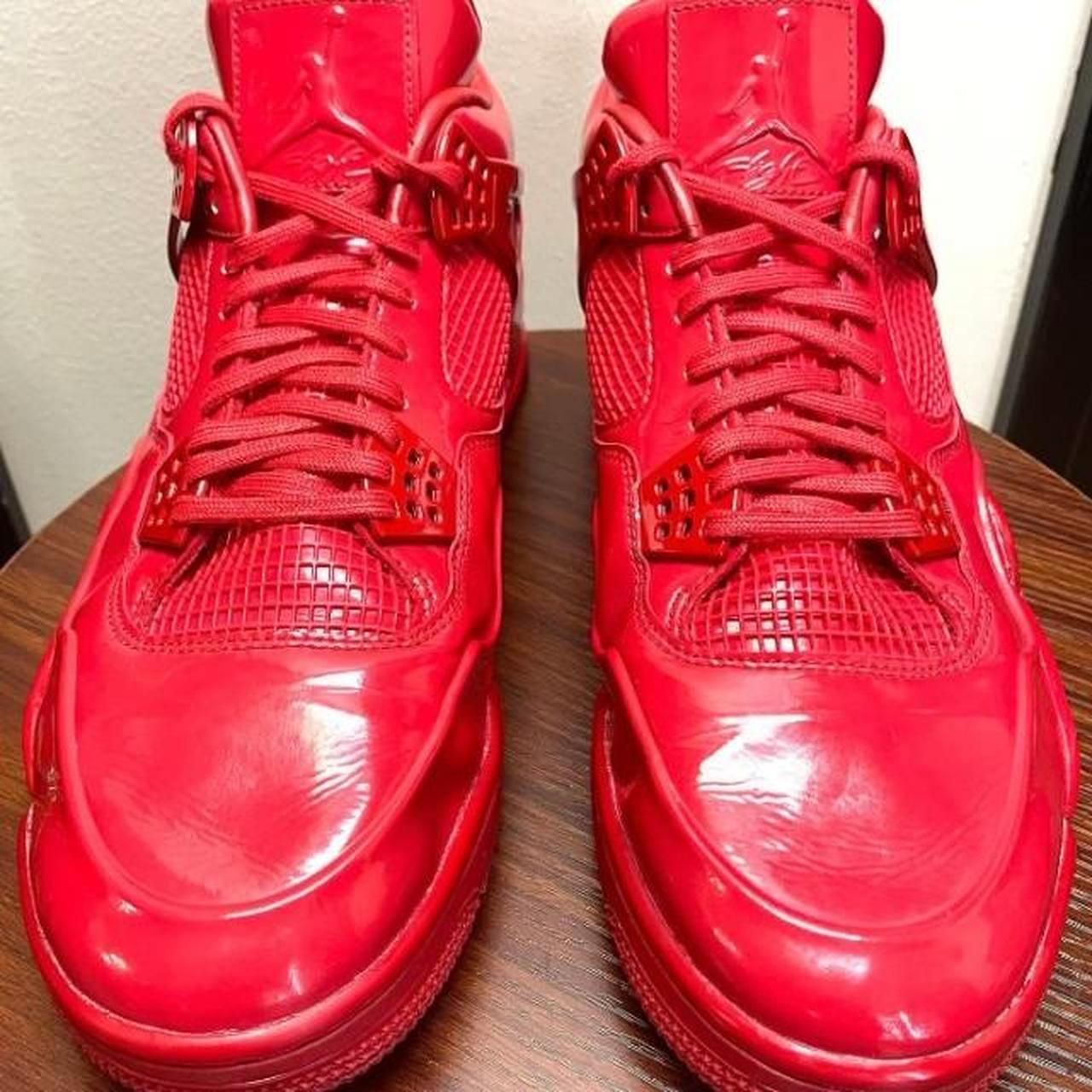 Selling The Air Jordan 4 Retro Red 11lab4 Patent... - Depop