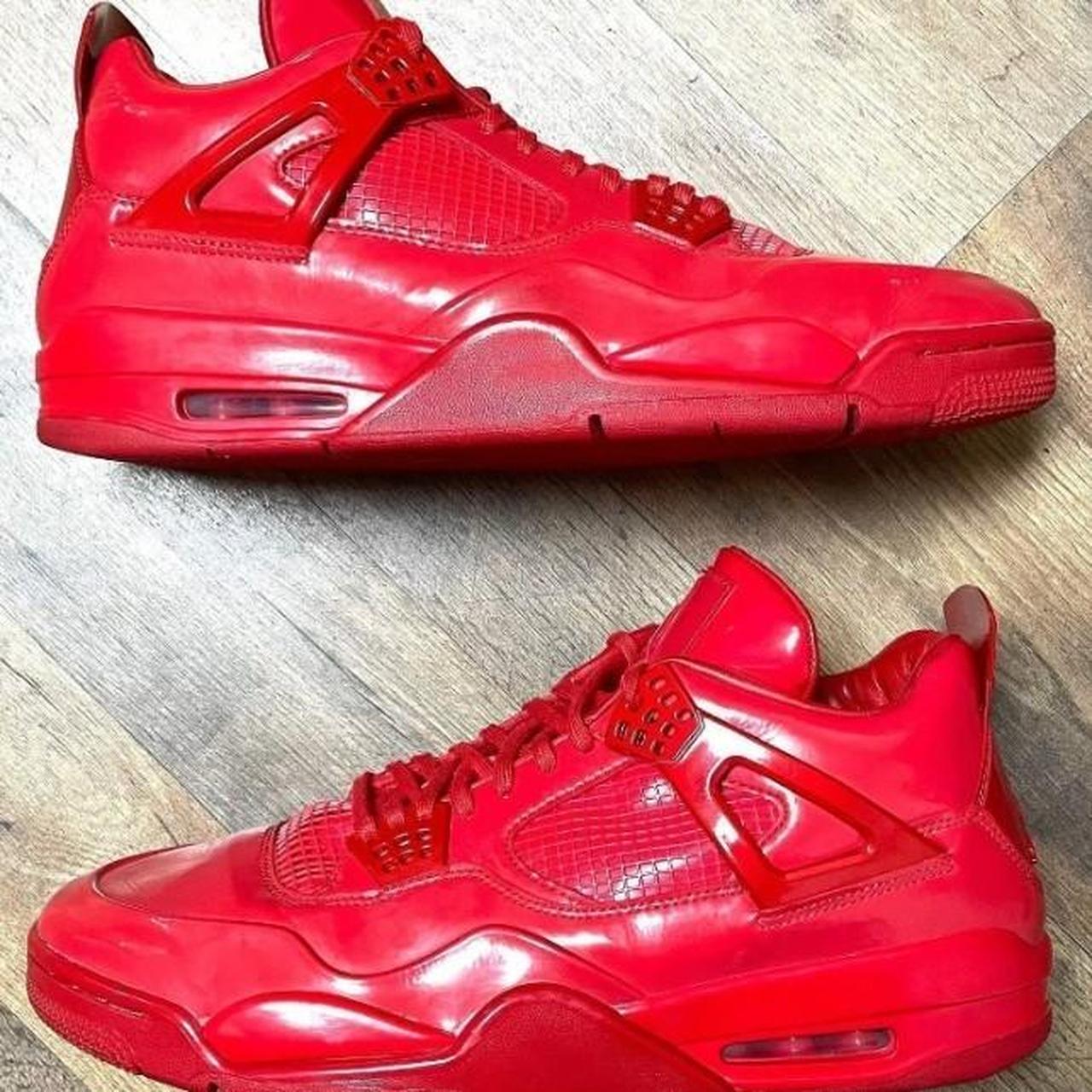 Selling The Air Jordan 4 Retro Red 11lab4 Patent... - Depop