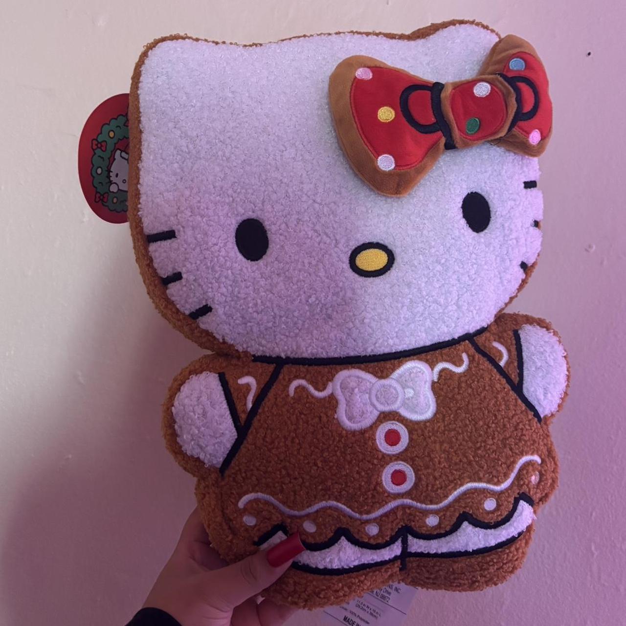 hello kitty gingerbread plush brand new w/ tags... | Depop