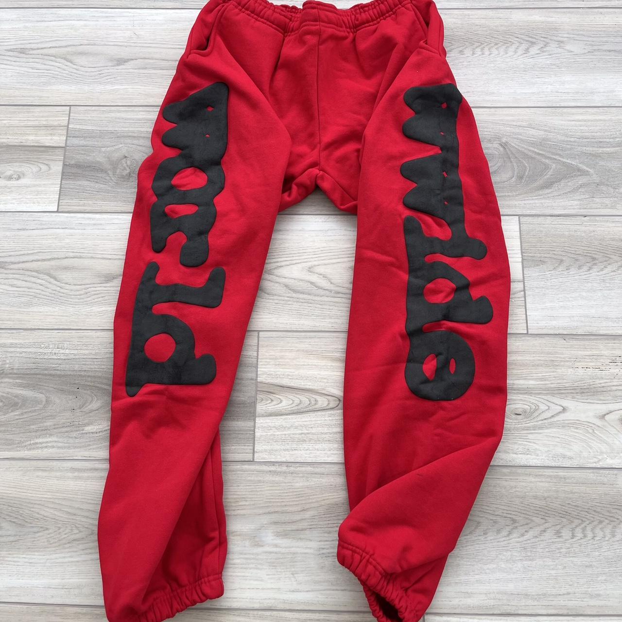 Sp5der worldwide Red black beluga + sky blue bundle... - Depop