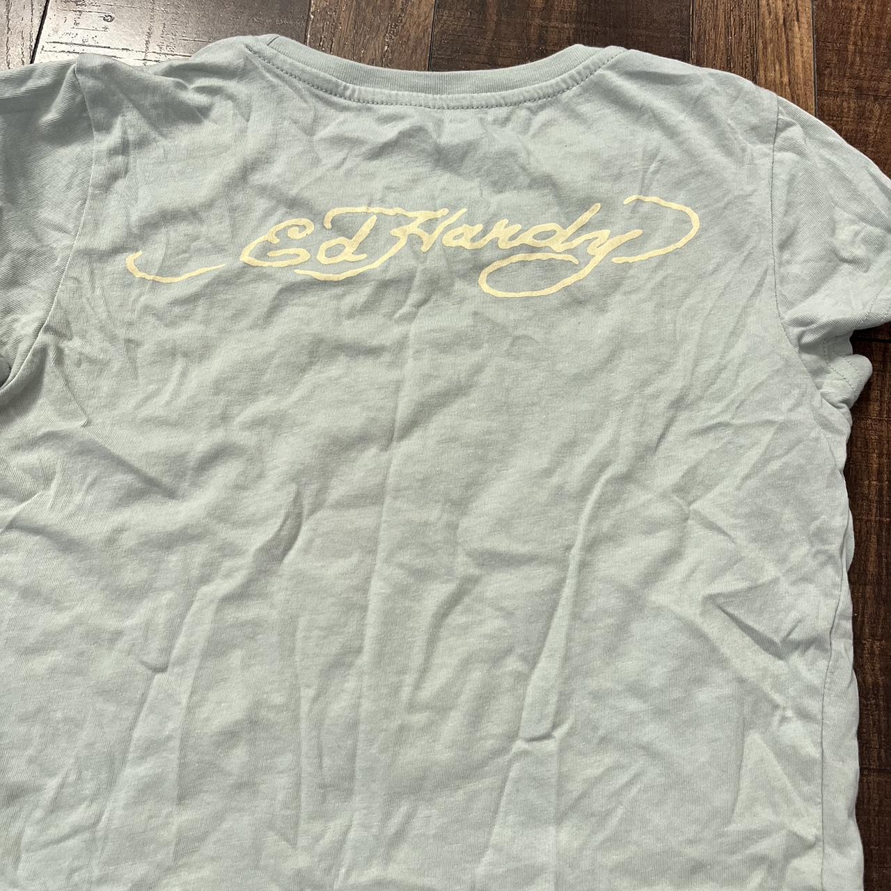 Ed Hardy baby tee. Worn once. message me with any... | Depop