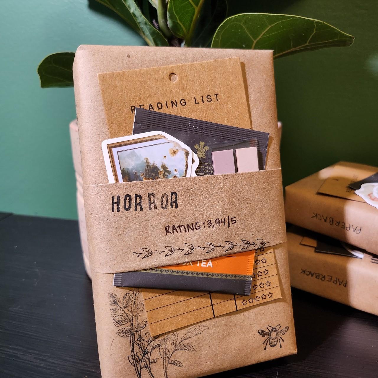 Blind date with a horror book! Includes used horror... - Depop