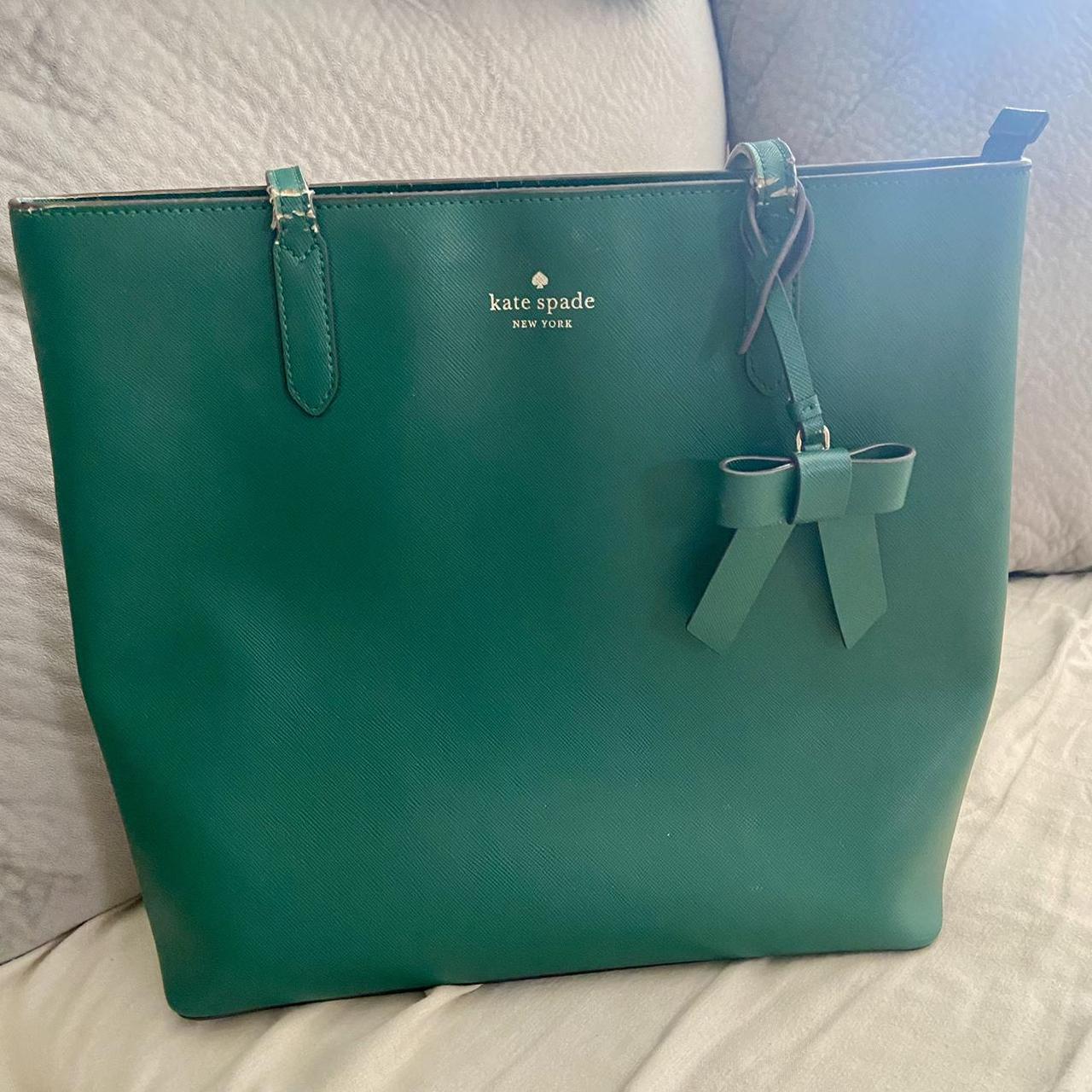 Green Kate Spade tote bag #KateSpade - Depop