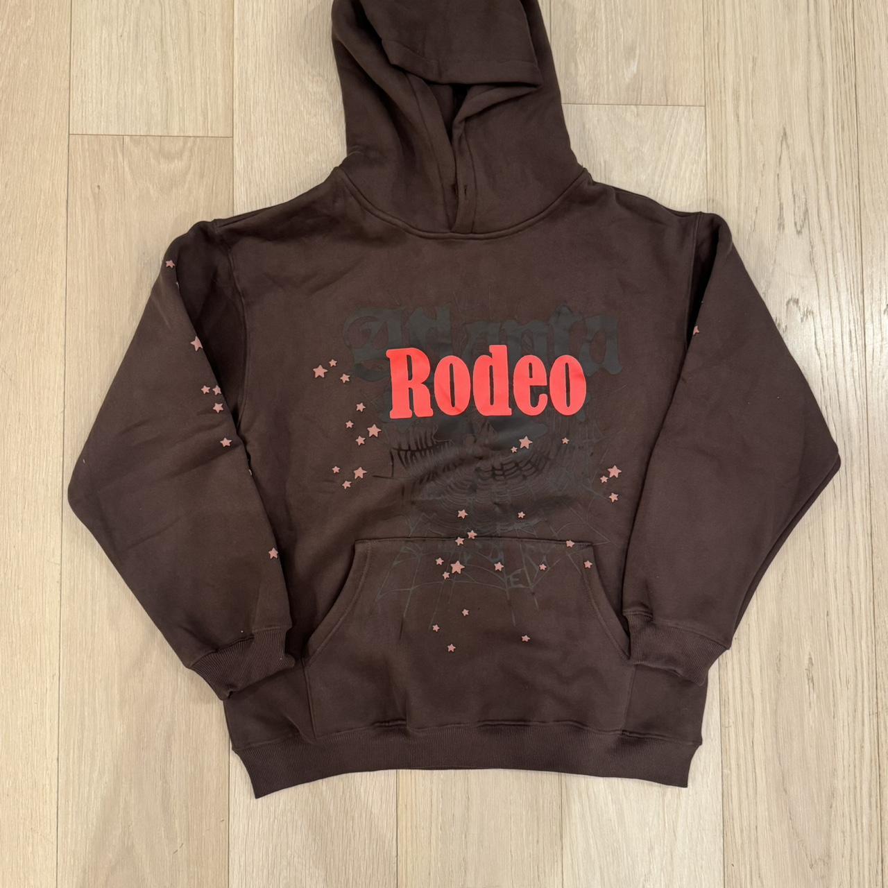 Travis Scott Rodeo Spider Hoodie Brown Travis Scott... | Depop