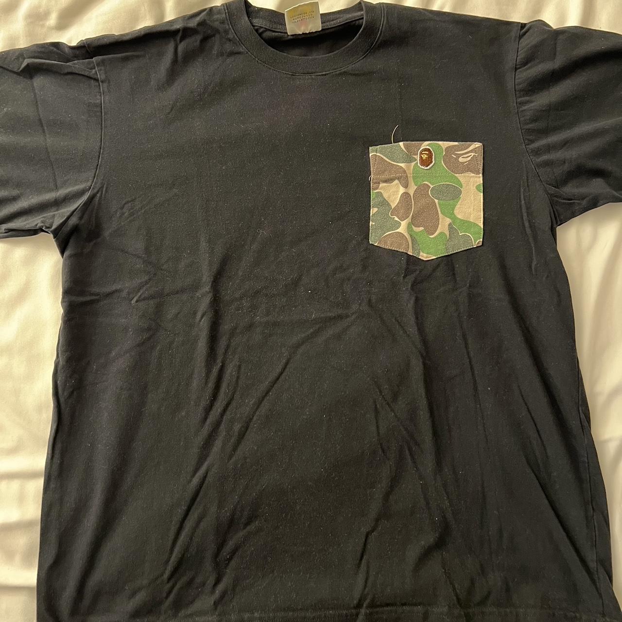 BAPE camo pocket tee, dupe #BAPE #bapepockettee... - Depop