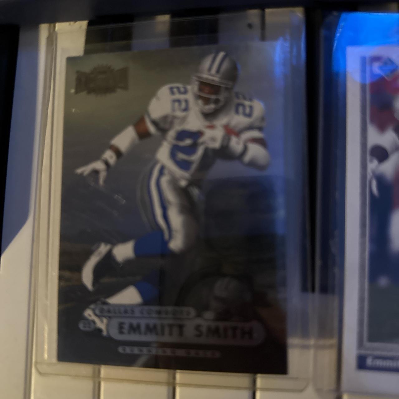 Emmitt Smith 2000 Pro Line Autograph Football Card... | Depop