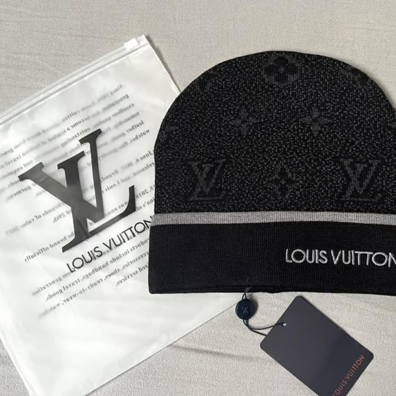 LV Beanie with Bag/Packaging 💎 Delivered within 48... - Depop
