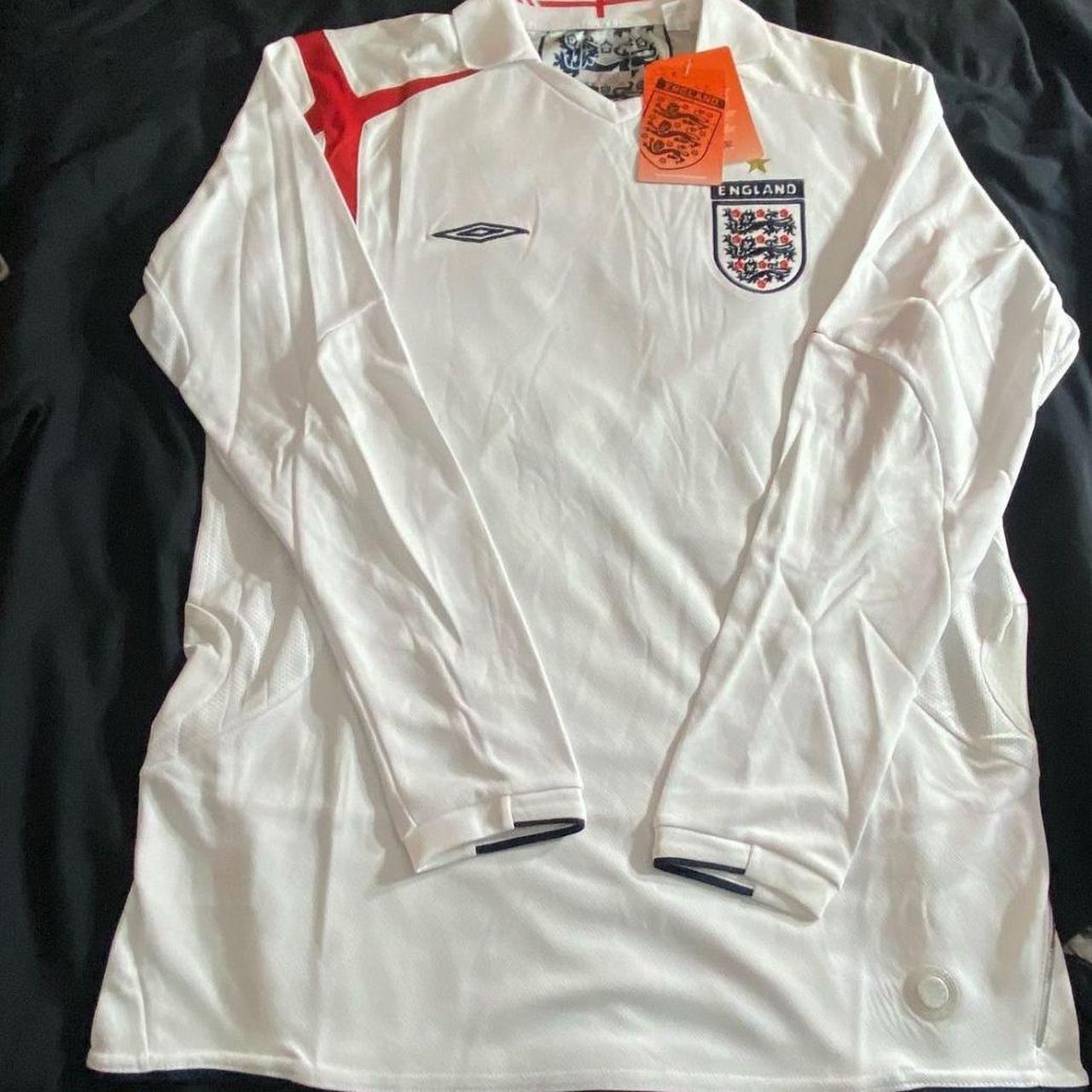 Umbro England retro jersey if custom needed we make... - Depop