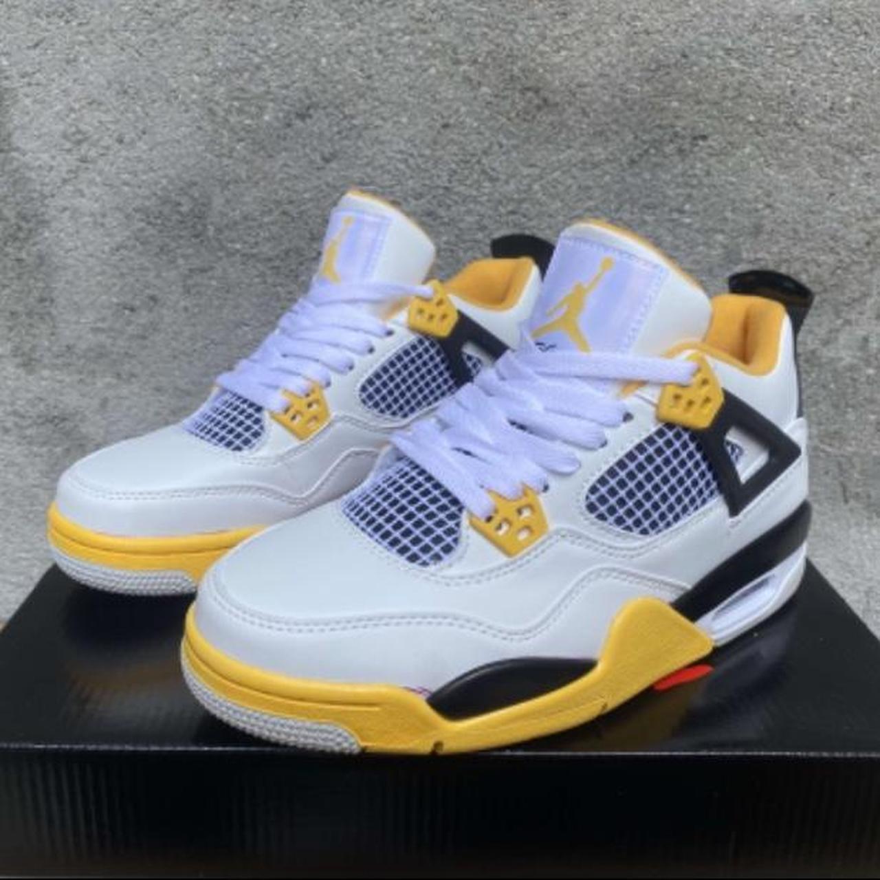 Jordan 4 Yellow ⚪️🟡 *NEW* Comes with boxes 🗃️ #j4... | Depop