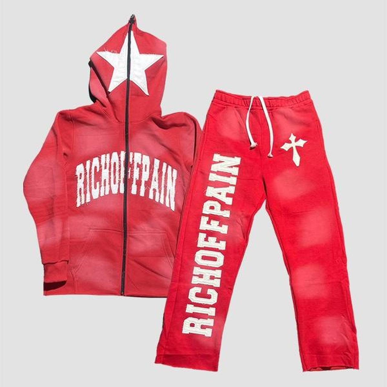 Rich Off Pain Sweatpants Baggy True to Size Fit 100%... | Depop