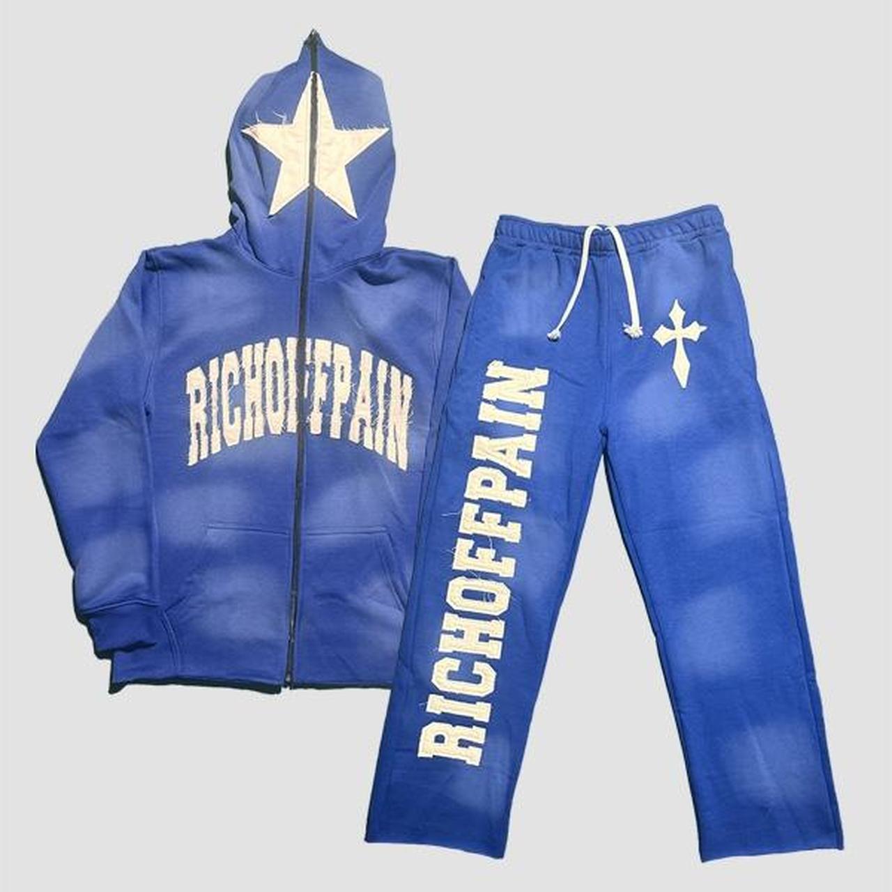 Rich Off Pain Sweatpants Baggy True to Size Fit 100%... | Depop