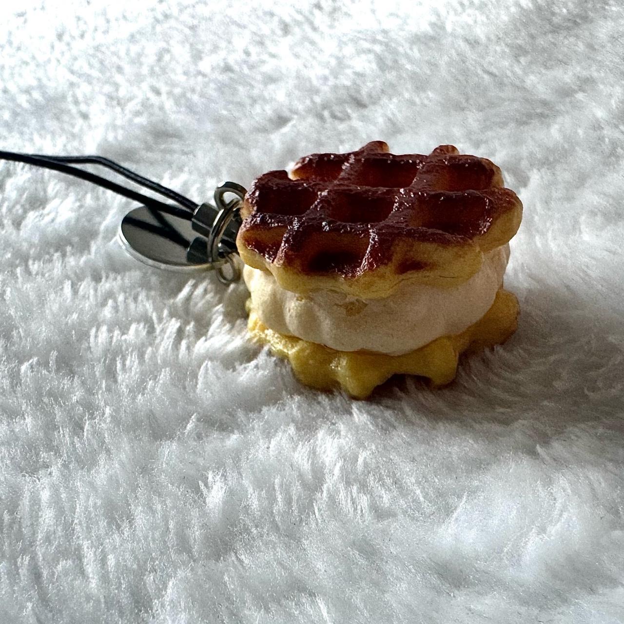 waffle japan import trinket keychain #japan... - Depop