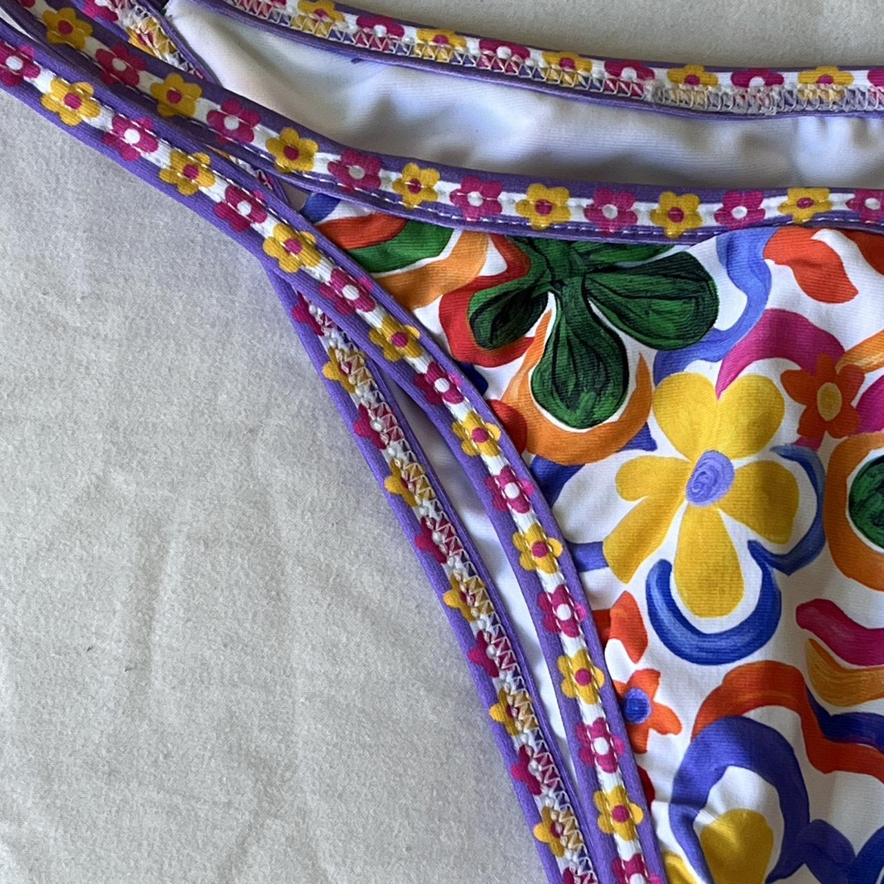 NWT Bydee Swimsuit - ‘Salsa’ Print Luxe Italian... - Depop