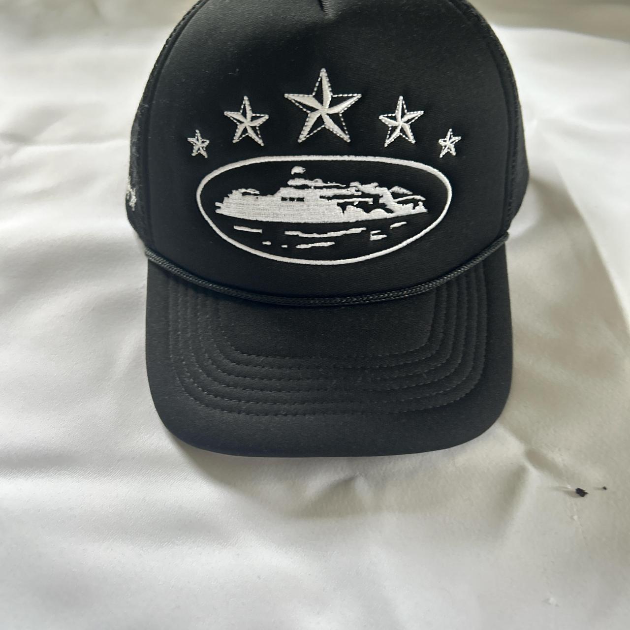 Cortez black trucker hat | Depop