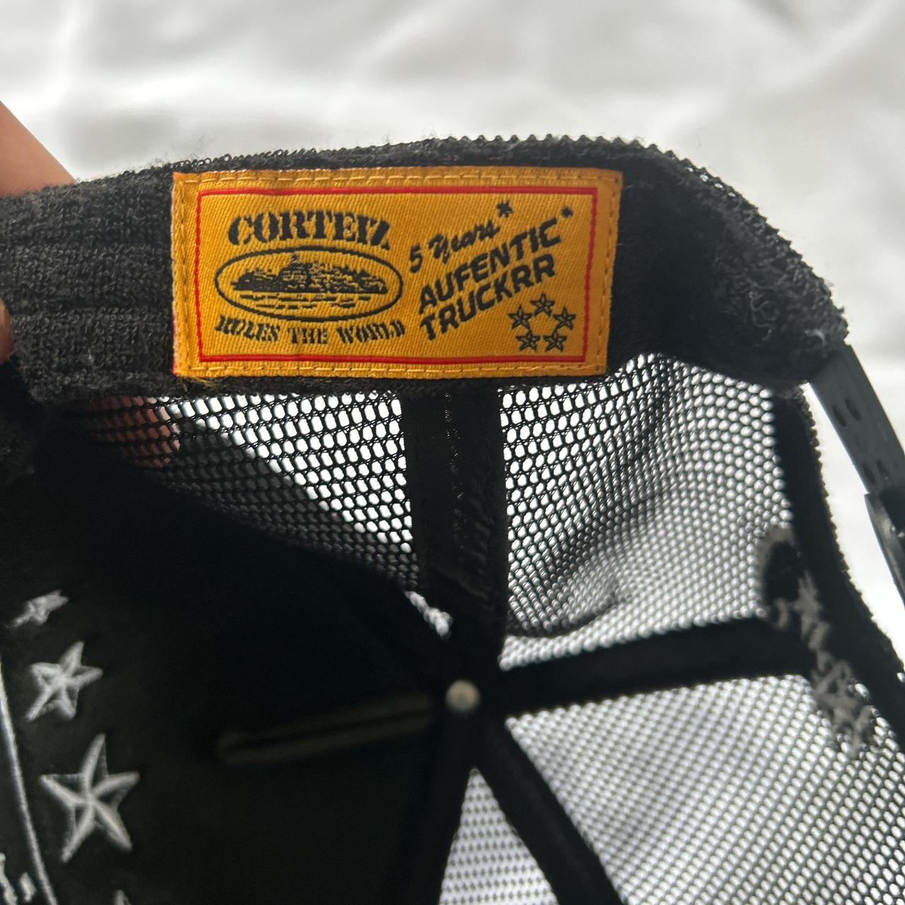 Cortez black trucker hat | Depop