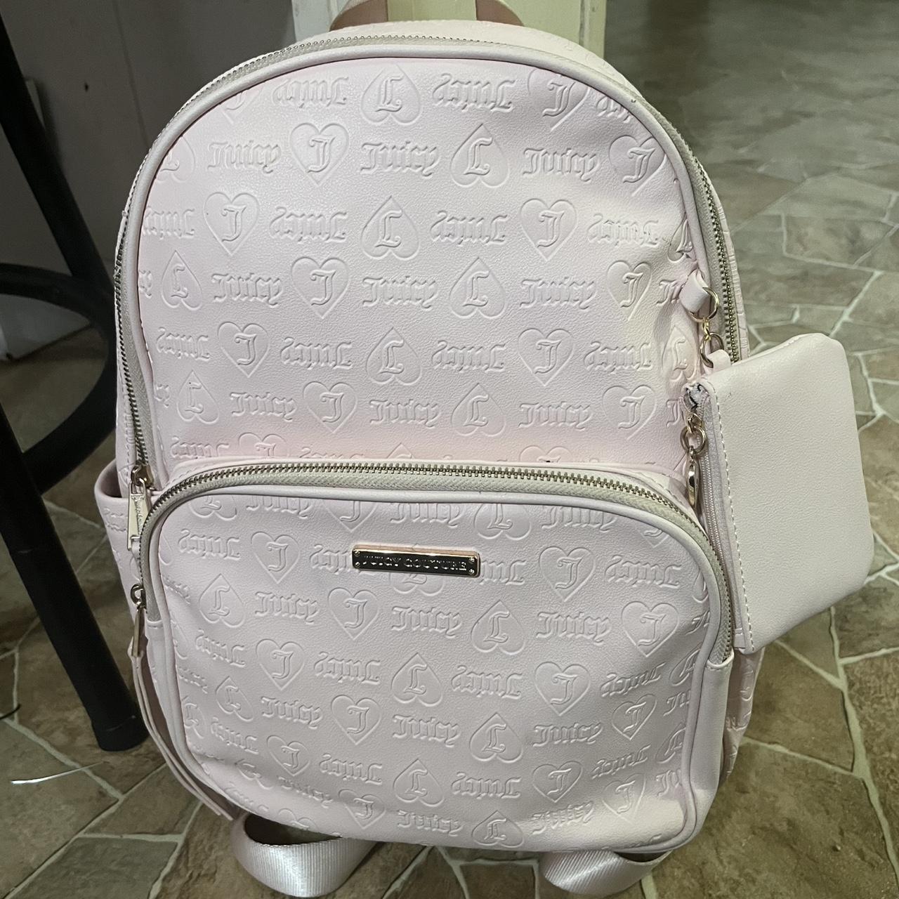 Juicy Couture light pink backpack #kidcore feel free... | Depop