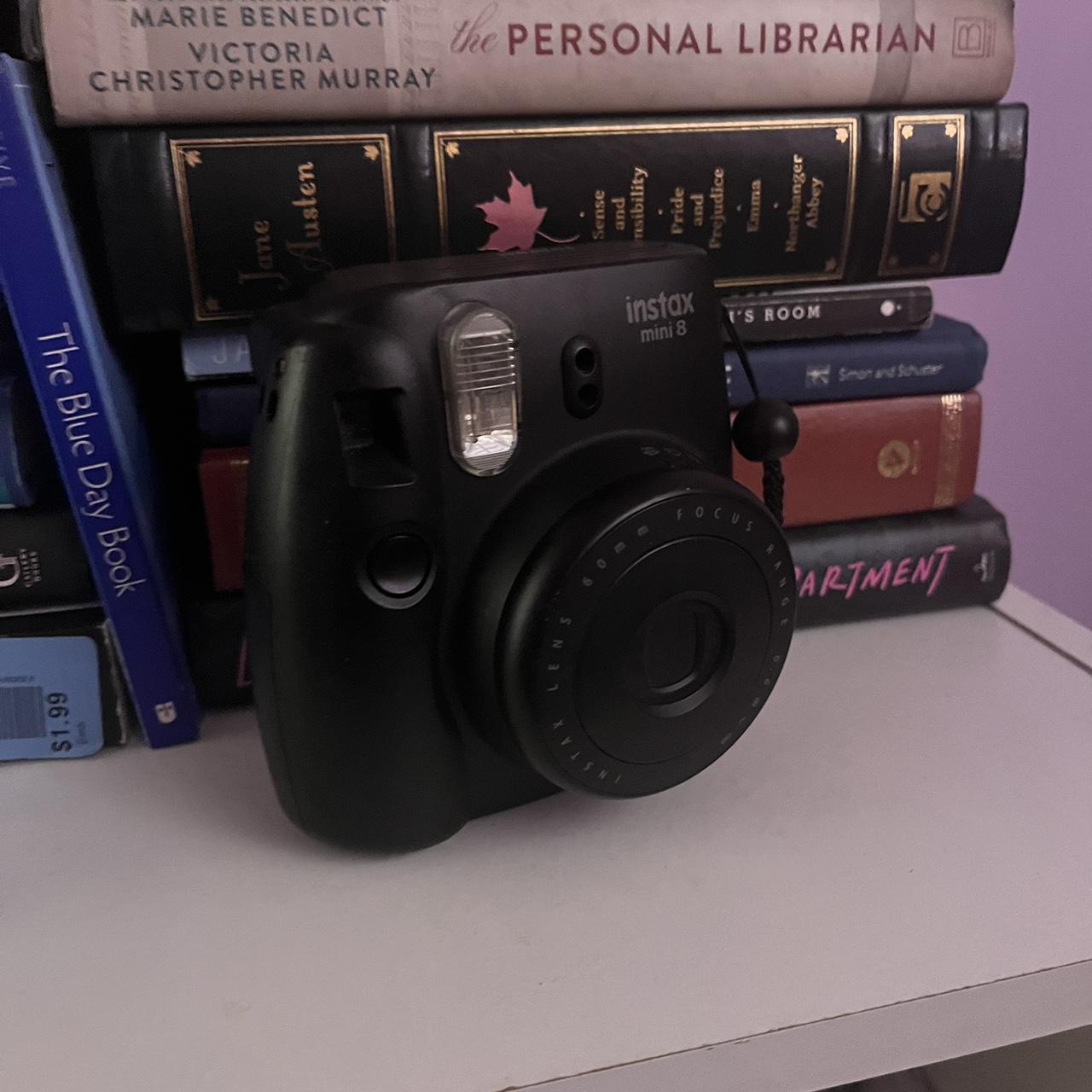 black polaroid camera :) - Depop