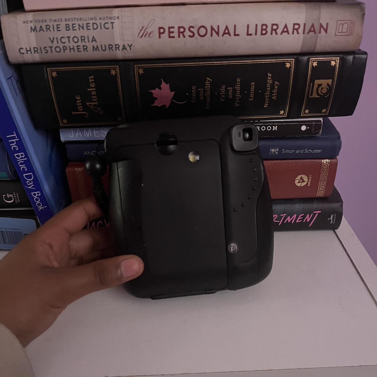 black polaroid camera :) - Depop