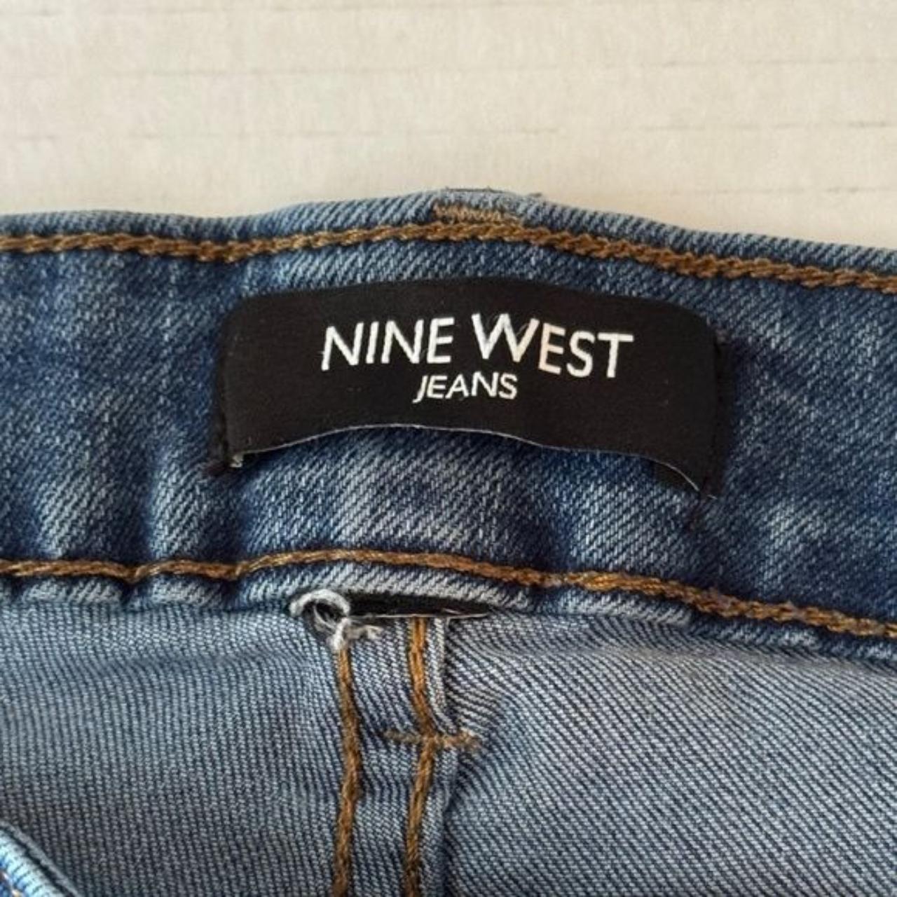 Nine West Jeans Gramercy Skinny Ankle Mom Jeans... - Depop