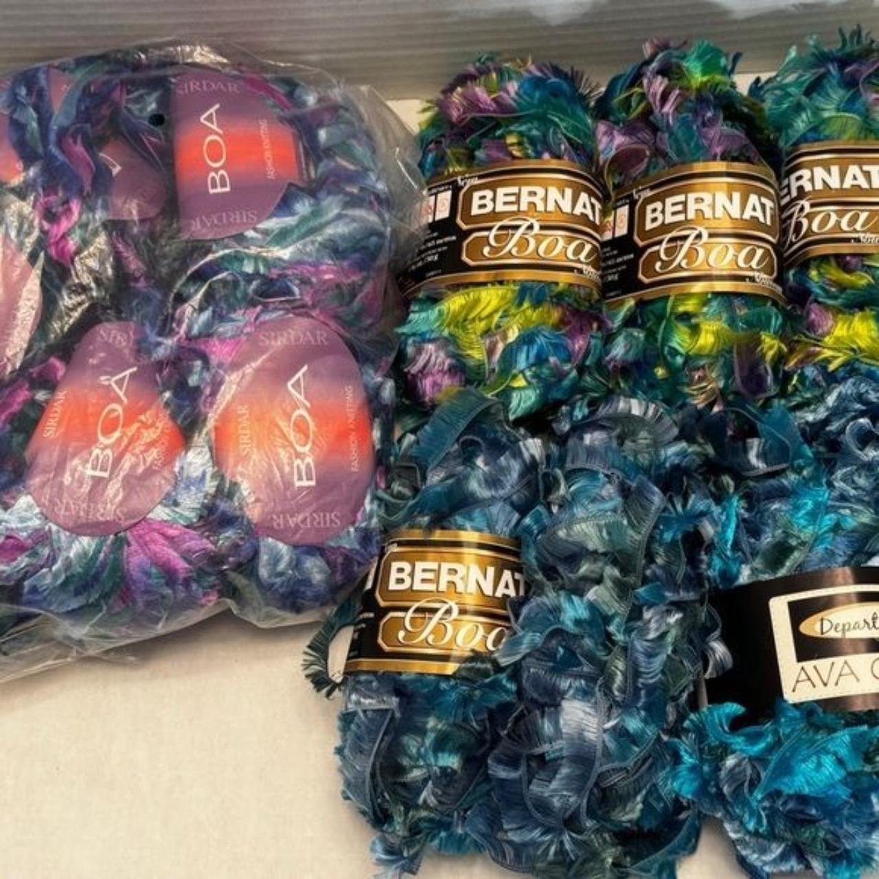13 Skeins Eyelash Boa Yarn Sirdar Department 71 Ava... - Depop