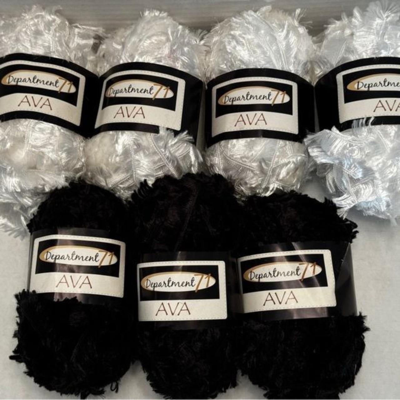 Department 71 Ava Yarn Eyelash Boa 7 Skeins... - Depop