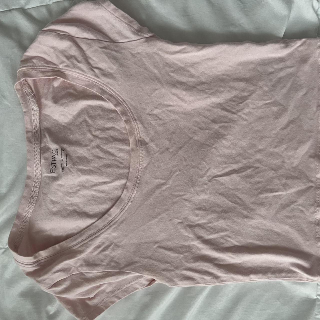 Pearl pink pacsun fitted essential shirt - Depop