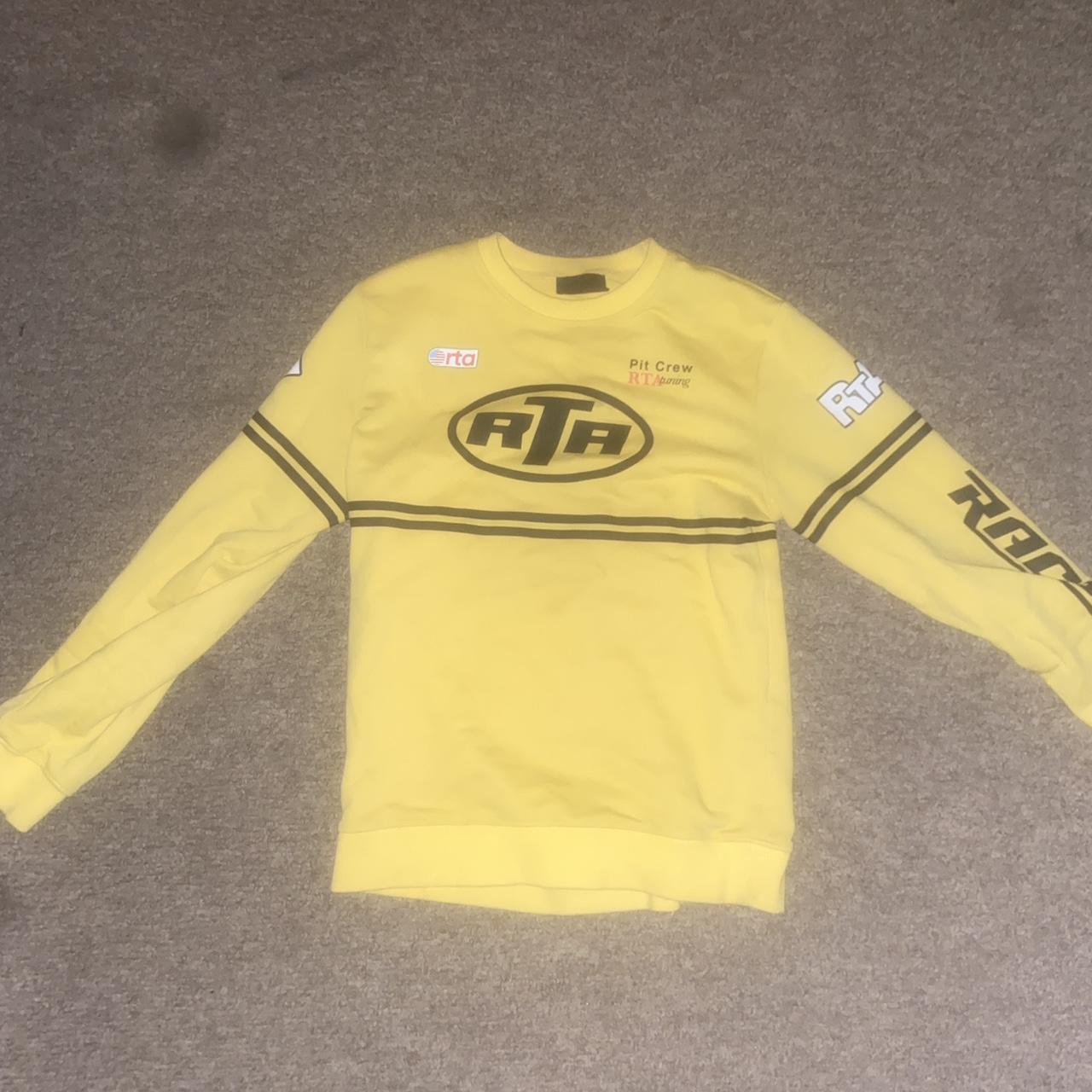 yellow RtA Brand Longsleeve | Depop