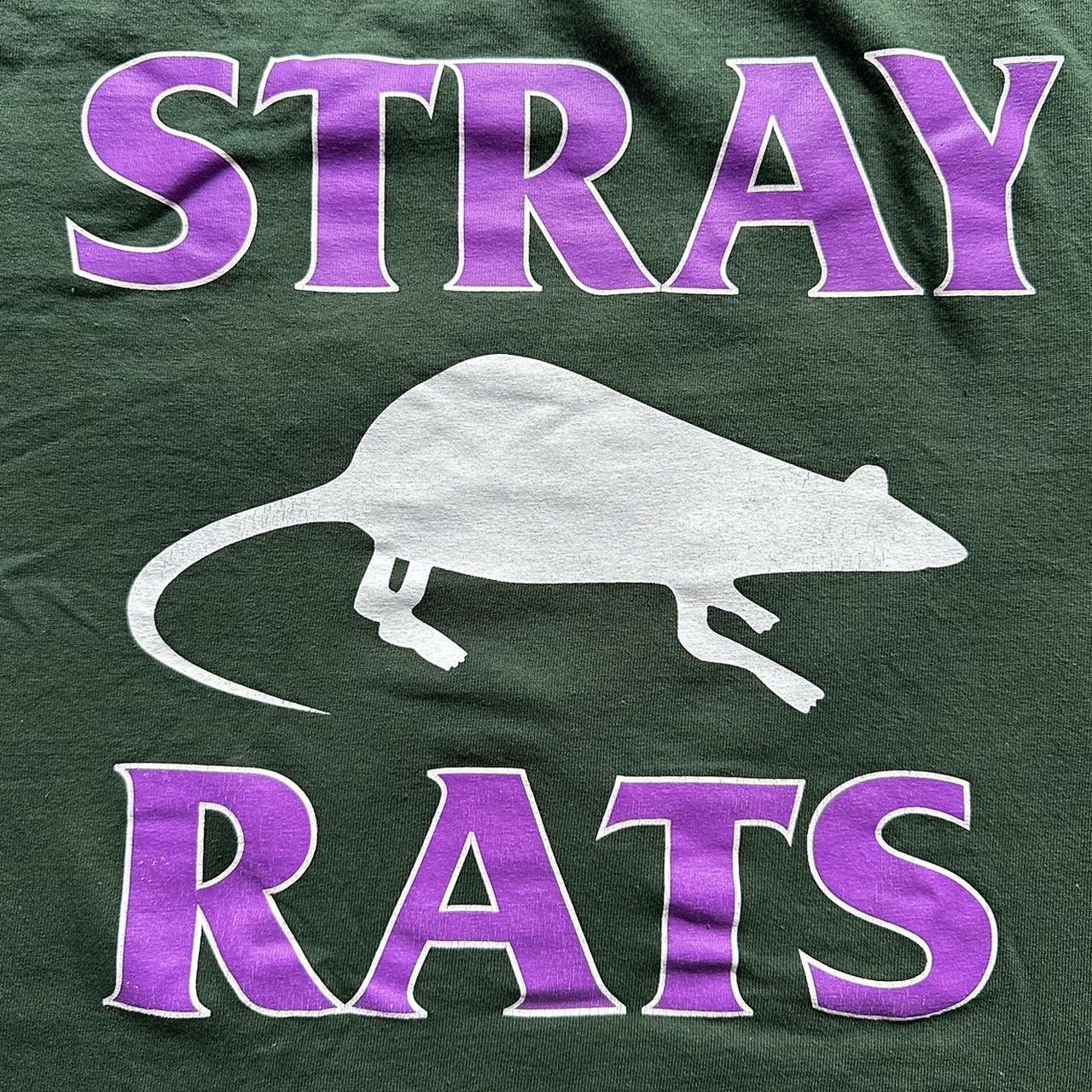 Stray Rats logo tee/ Size Small. worn a couple of... - Depop