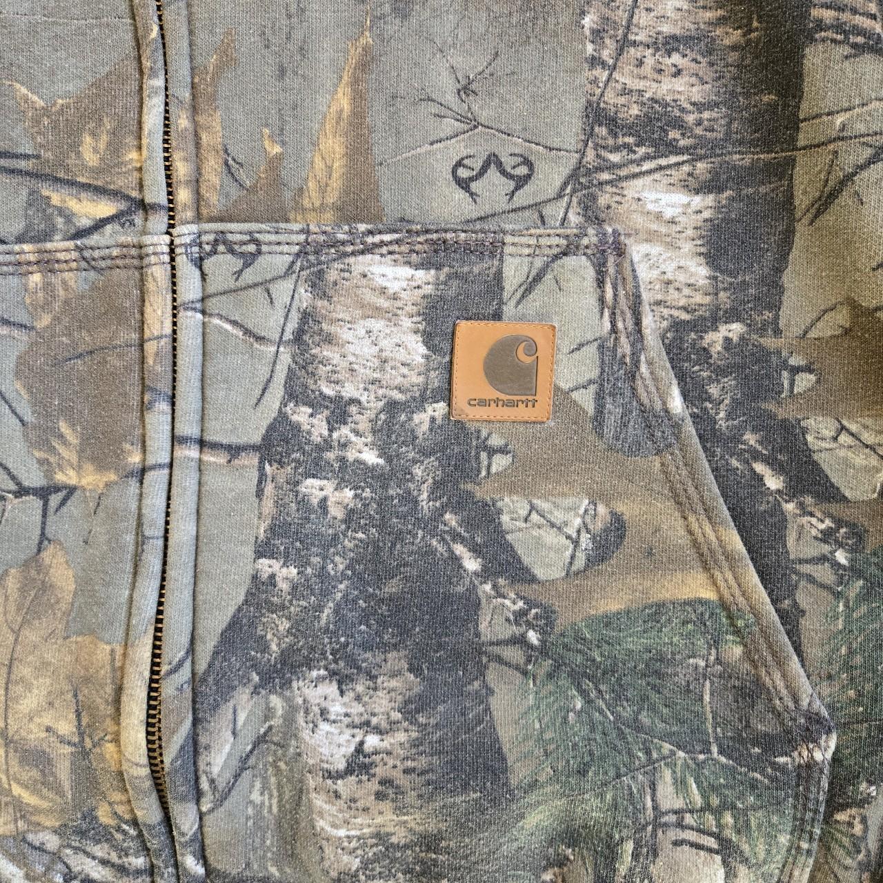 Carhartt Realtree Fullzip Hoodie super sick y2ķ... | Depop