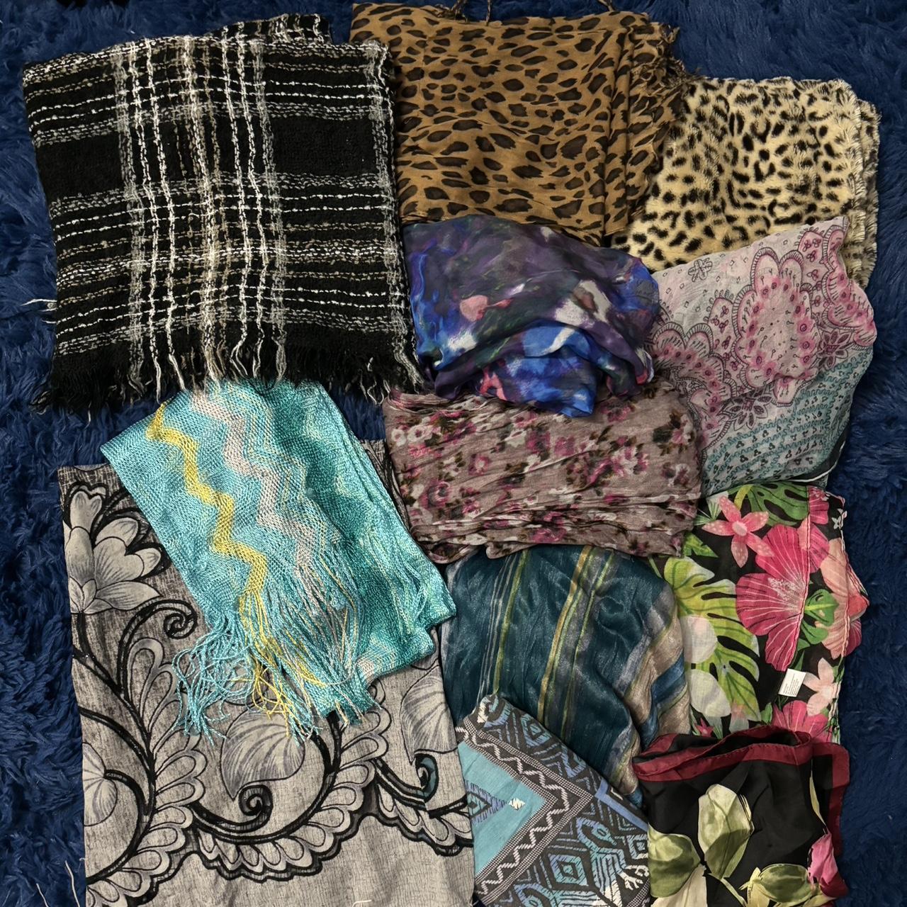 💐Bundle of 10 scarves, 2 bandanas 💐Perfect for... - Depop