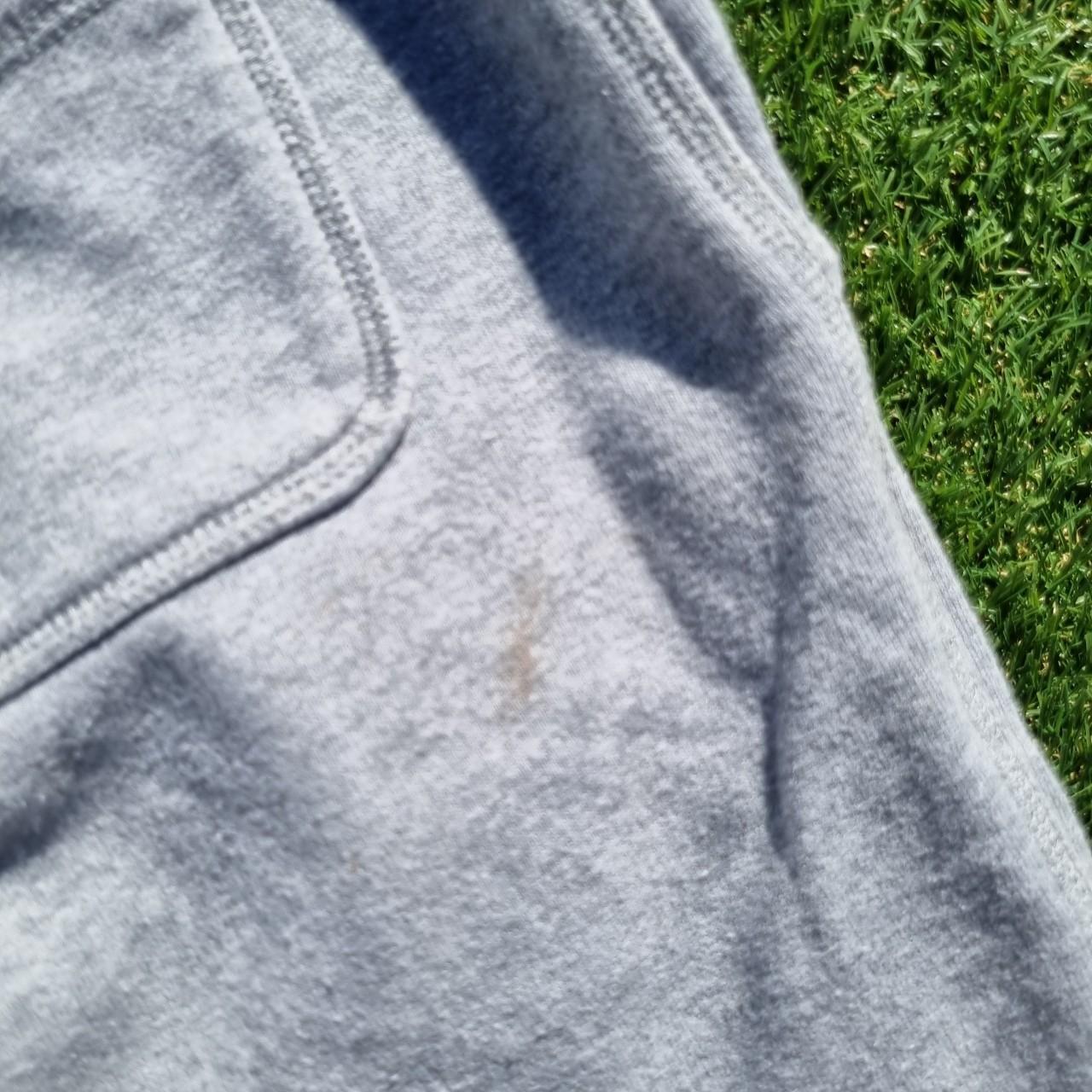 sick grey and fluro nike sweatpants, size XL womens.... | Depop