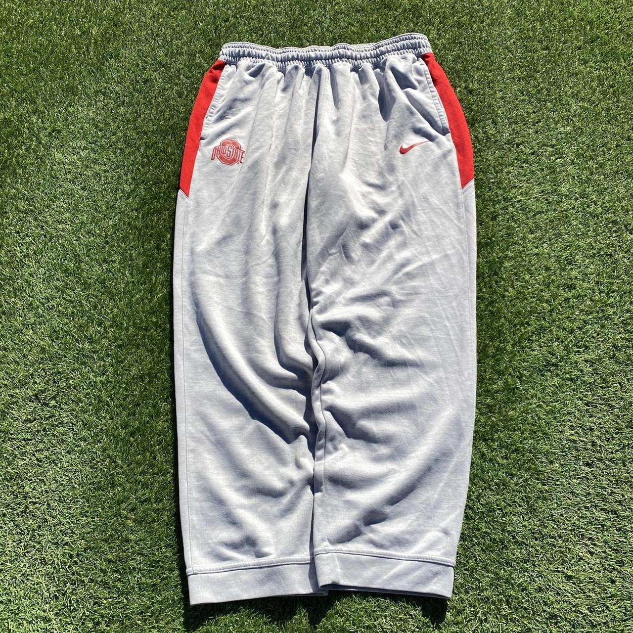 sick late 2000s Ohio state Nike sweatpants, measures... | Depop