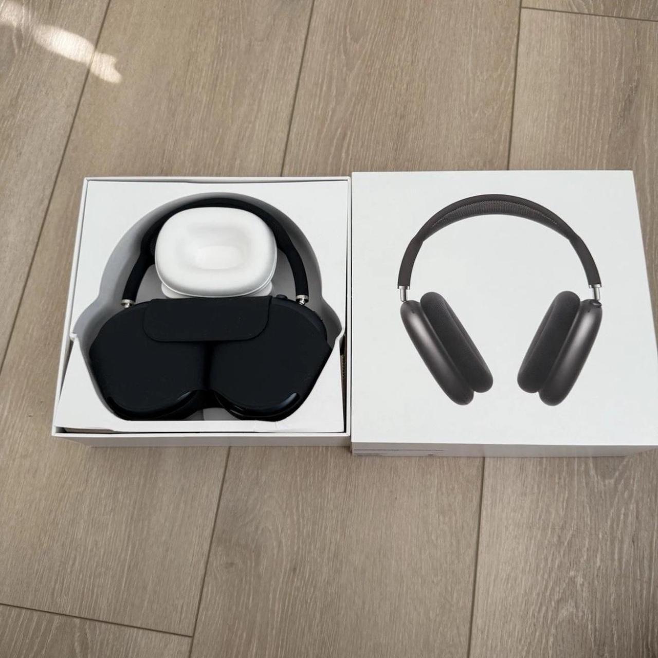 Apple AirPods Max black headphones with case and... | Depop