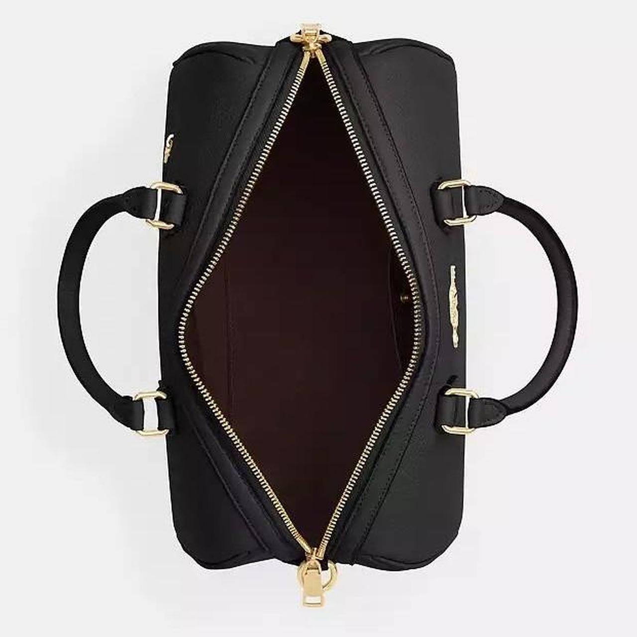 Coach Large Satchel Bag Crafted of Signature... | Depop