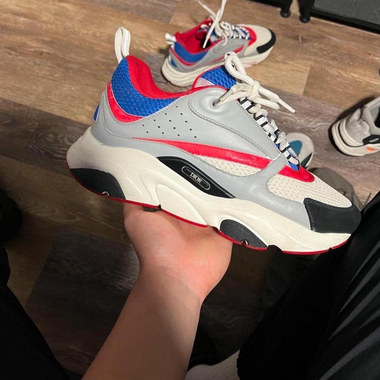 Dior b22 red white blue size 43, authenticated no Box | Depop