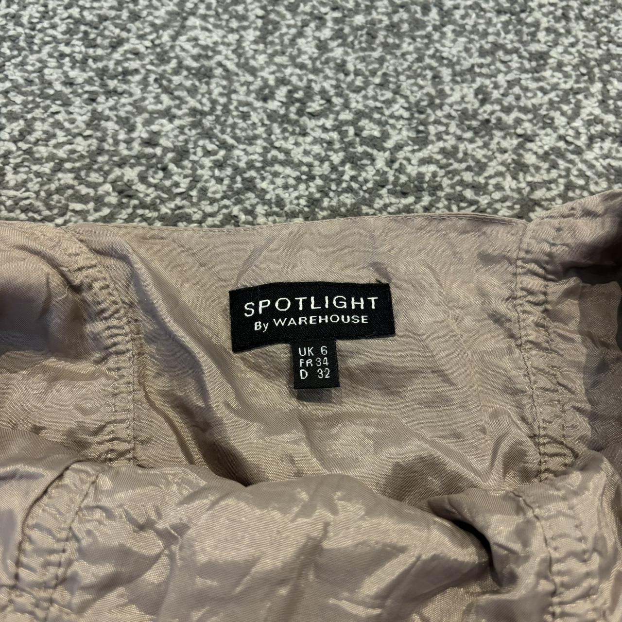 🧵 Dusty pink 100% silk Warehouse mini dress with... | Depop