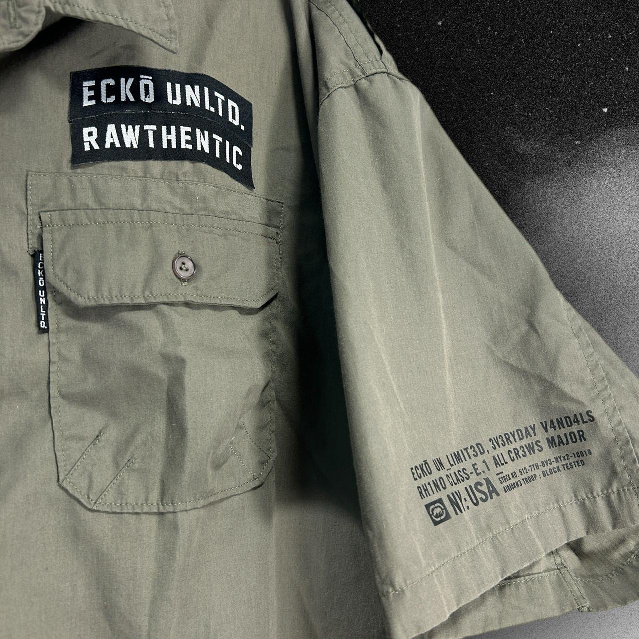 Rare XXL Green and Khaki Ecko Unltd. Raw and Uncut... - Depop