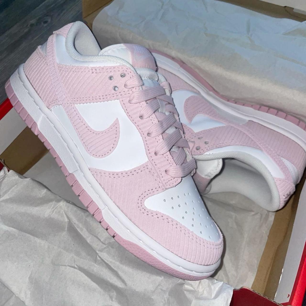 Pink dunks, Please text before purchasing | Depop
