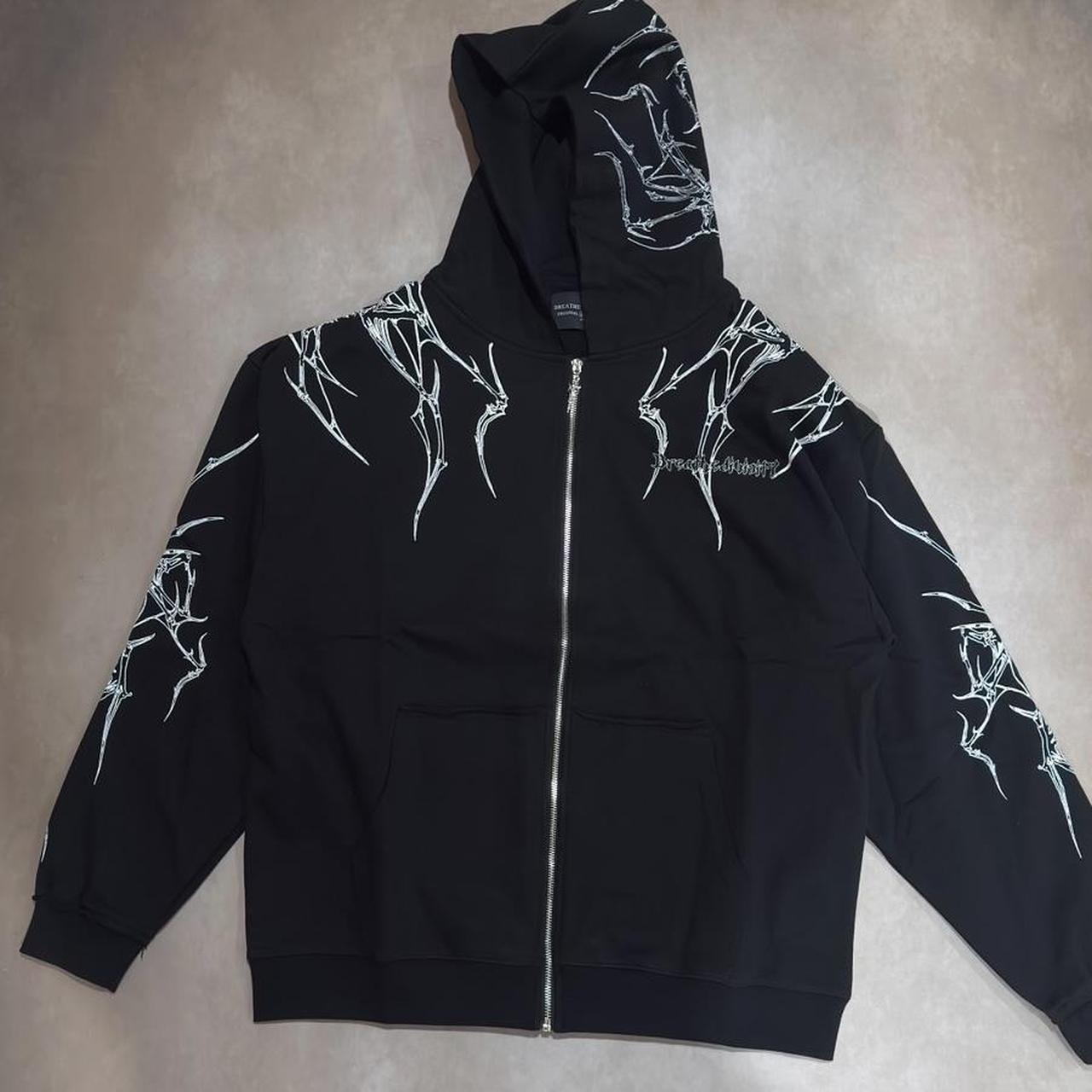 Breathe Divinity Venom Oversized Zip Up... | Depop