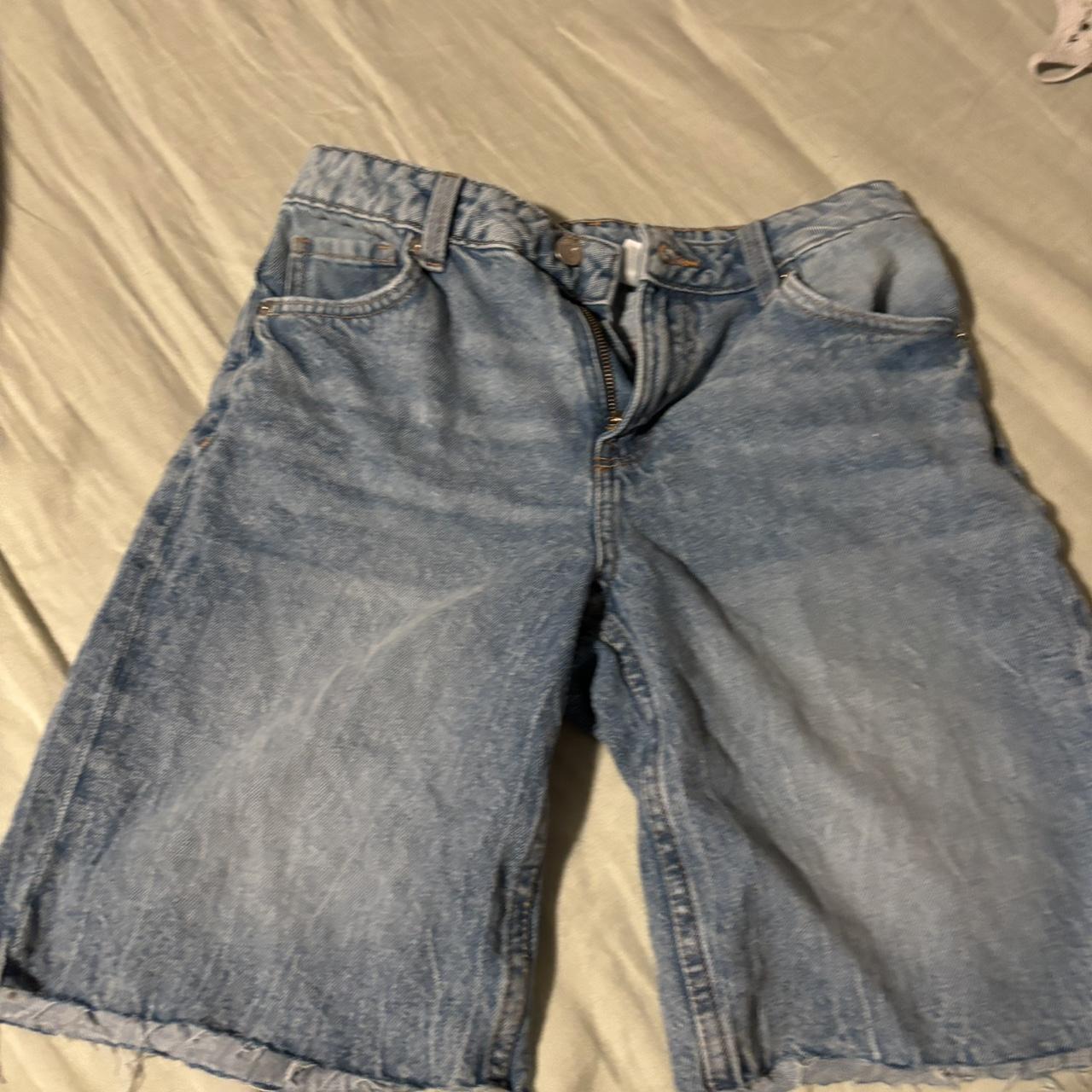 H&M Jorts Womens Small 🩵 - Depop